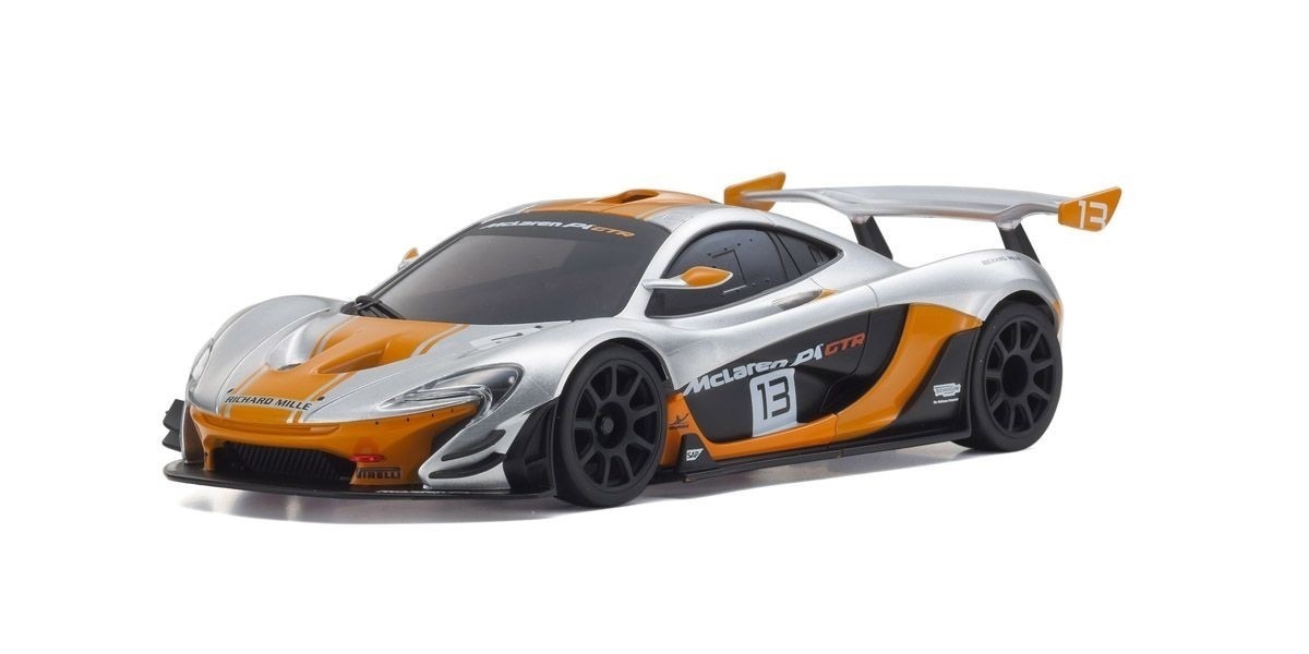 MINI-Z RWD MCLAREN P1 GTR SILVER-ORANGE – FjernstyretDK