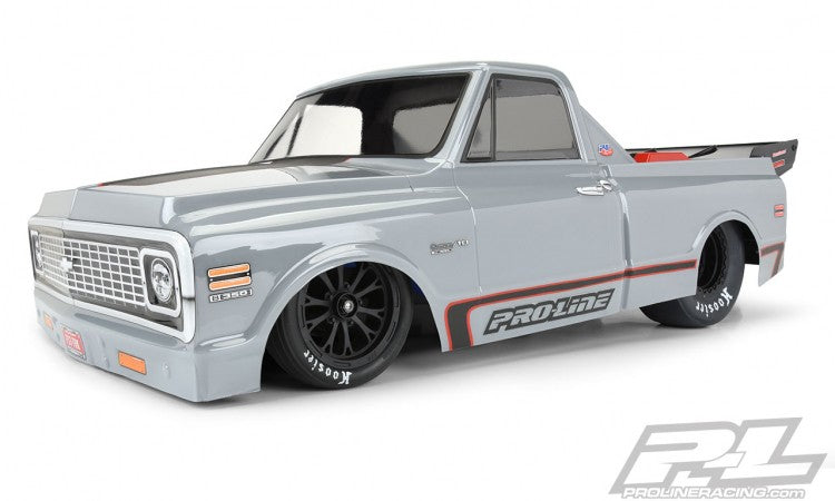 Proline 1972 Chevy C-10 Clear Body Slash Drag Car – FjernstyretDK