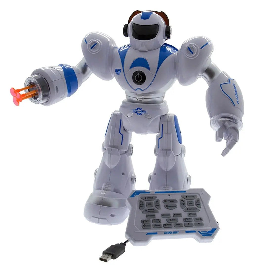 Hero Bot - Kæmpe robot som bl.a. kan skyde og programmers – FjernstyretDK